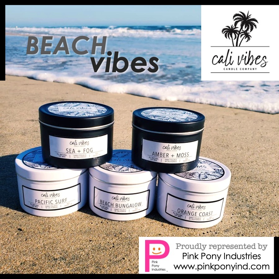 Beach Vibes with Cali Vibes Candle Company | Pink Pony Industries